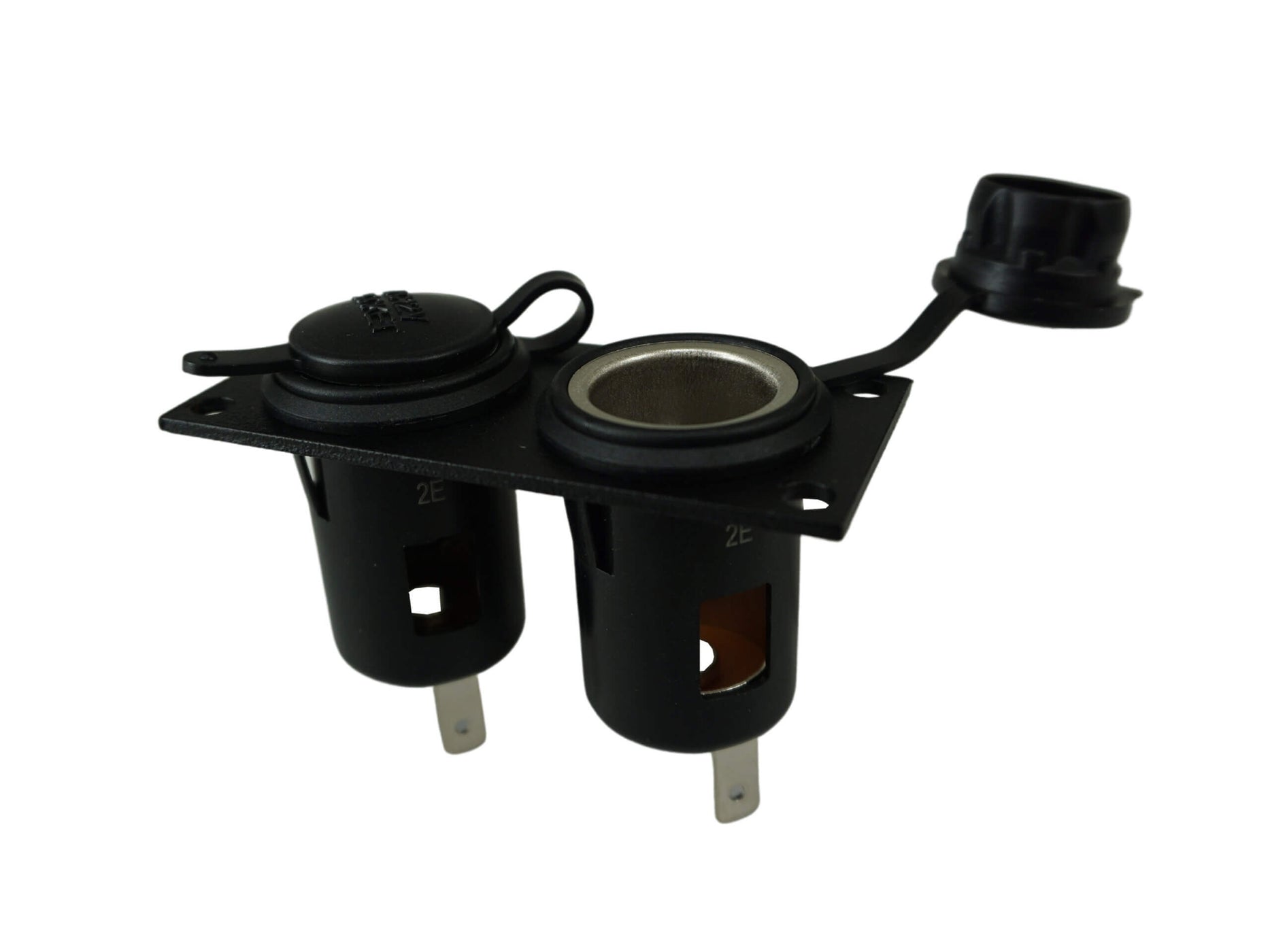 Havis Dual Lighter Plug Socket Bracket w/ 2 Lighter Plugs for Wide VSW ...