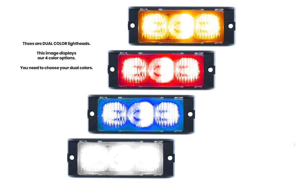 Strobes N' More E3DC Dual LED Lighthead
