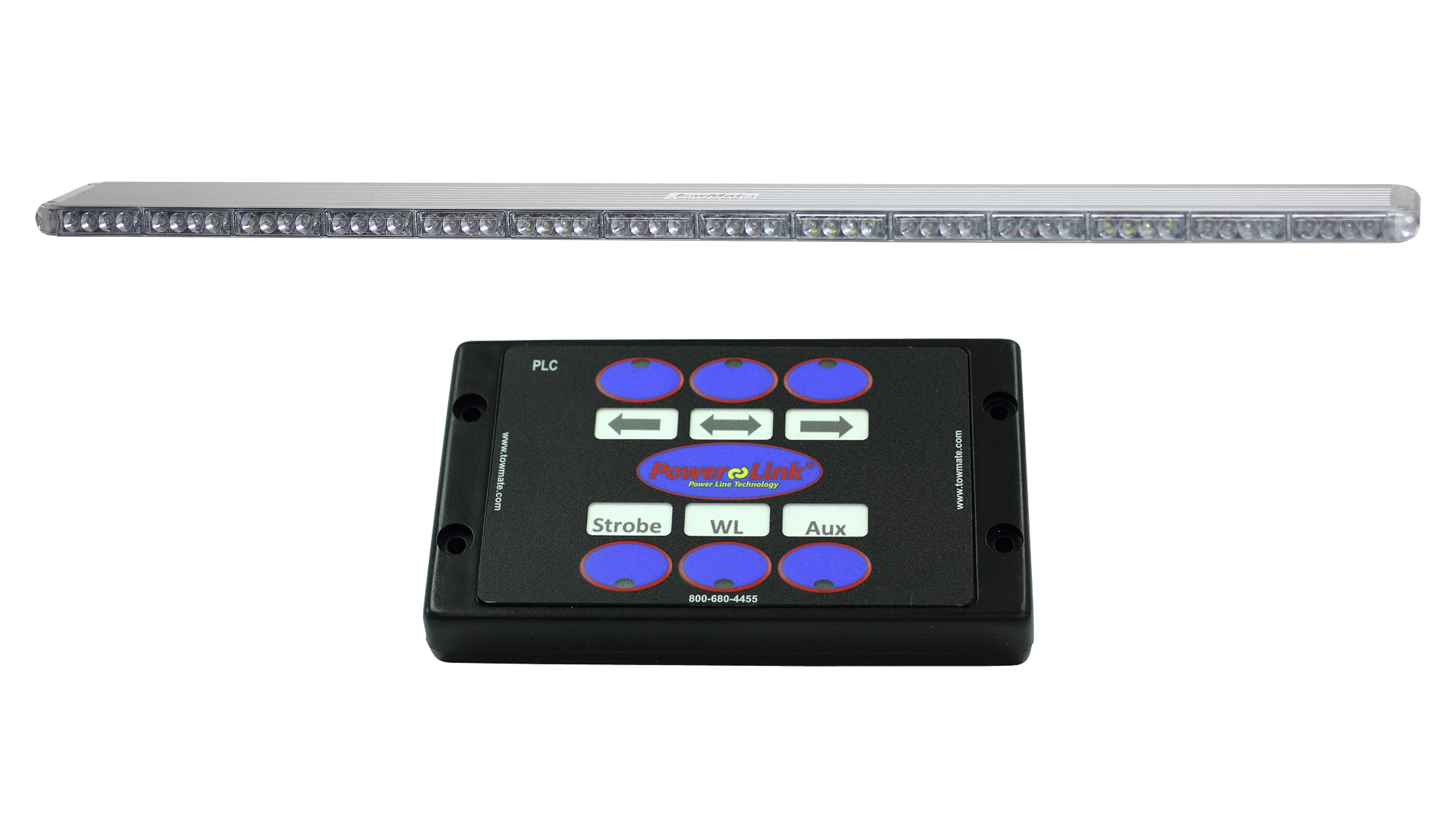 TowMate Fully Populated 61" TowMate Power-Link 2-wire Light Bar W/Wire ...