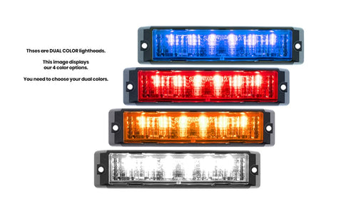 Strobes N' More E6 Mini Extreme Dual LED Lighthead