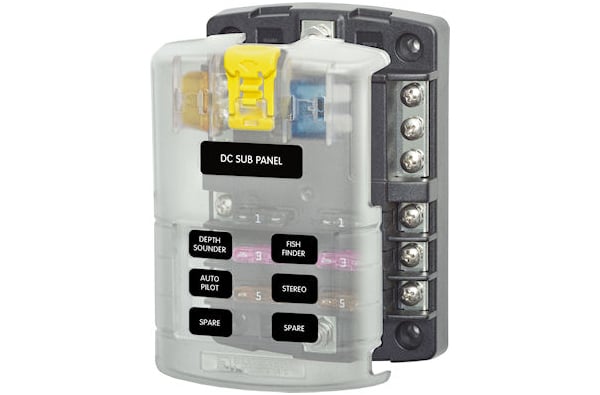 Blue Sea System Fuse Block - StrobesNMore.com — Strobes N' More