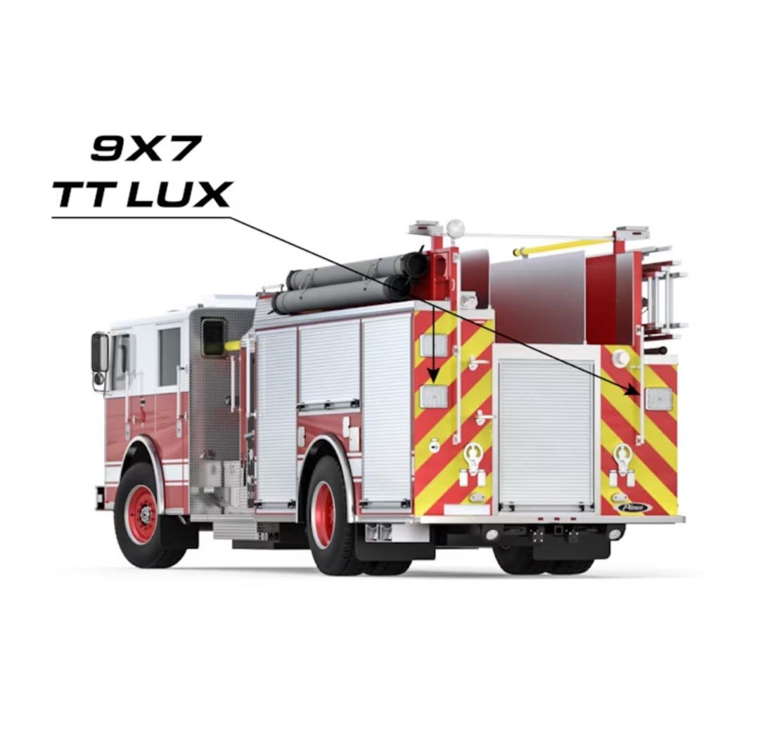 Feniex Brake, Tail & Turn Lux 9x7" LED | Strobes N More — Strobes N' More